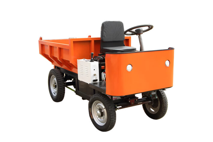 Mini caminhão basculante elétrico de trabalho pode transportar até 1. ...