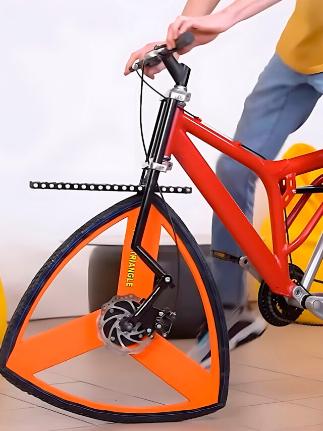Essa bicicleta com roda triangular não anda “pulando”, engenheiros ...