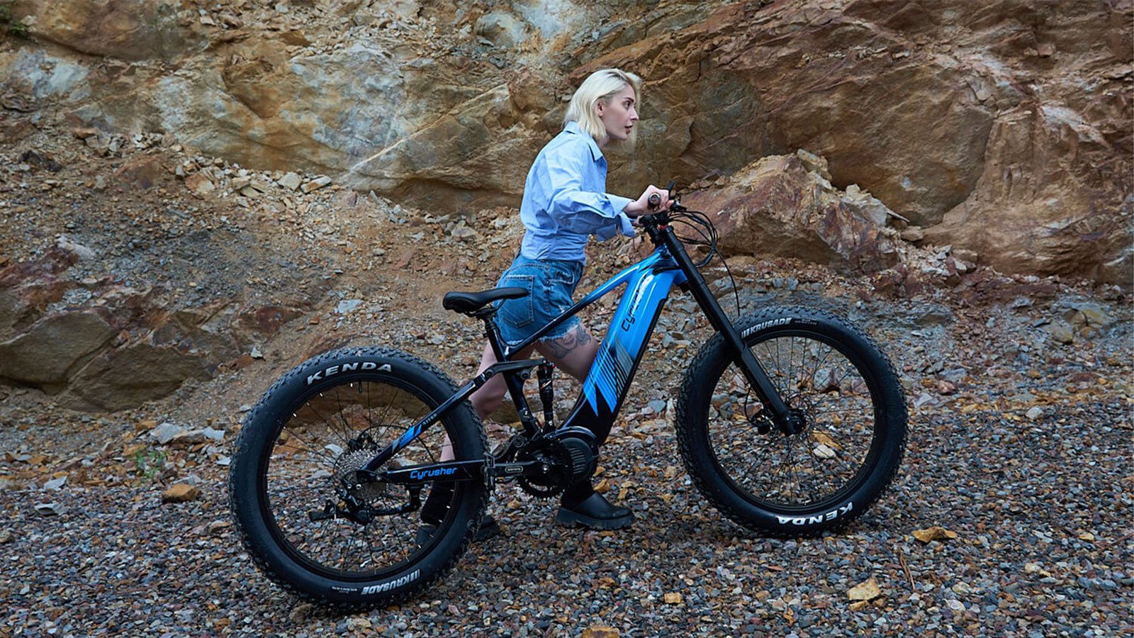 Cyrusher revela Bicicleta Elétrica Nitro com motor central de 1.000W e ...