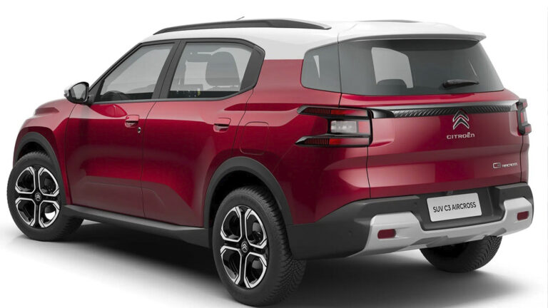 O próximo lançamento da Citroën em 2024, C3 Aircross deve apresentar ...
